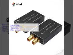 Mini 12G-SDI to Fiber Converter with Tally and RS485