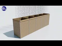 Mil 1 1.37mx1.06mx10m Hesco Barriers Defensive Bastions For Flood Control Military Fortifications