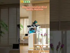 China Wooden Venetian Blind Slat Modify Cutting Machine Hydraulic Cutting for sale