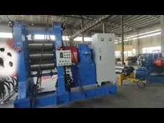 China Efficient Adjustable Speed 4 Roll Rubber Calender Machine With Chilled Cast Iron Rolls for sale
