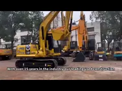 Used Komatsu PC130 Excavator 13 Ton with Turbocharged Engine