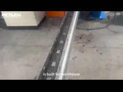 Rack Upright Roll Forming Machine with 70mm Shaft Diameter High Grade #45 Steel Rollers for 1.5-2.5mm Material