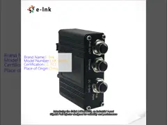 EN50155 Industrial 1-port 10/100/1000 PoE Injector with 30W output, M12 connector