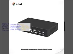 4-port 10/100BASE-T PoE and 2-port 100BASE-T Uplink Ethernet Switch