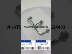 CAMSHAFT OIL PIPE 6127-51-7130 KOMATSU S6D155-4 ENGINE 6127-51-7232 6127-51-7230 FOR D155A