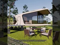 Portable Space Capsule House 8 Tons with Aluminum Window
