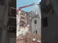 China 20-50T Cat Excavator Attachment Long Arm Demolition Boom For High Reach Demolition for sale