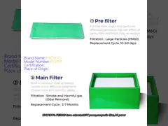 China 80W Solder Fume Extractor Unit FES80S For Mobile Phone Repair Silk Screen Printing for sale