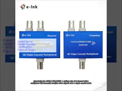 2~6 Channel Video Multiplexer for 1 Coaxial Cable