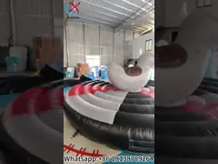 Inflatable Rope Pulling Interactive Challenge Rodeo Bull Riding Games