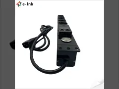 19 Inch 1U 6 Port Intelligent Metered PDU Support Remote communication and control