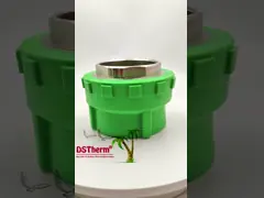 China PPR Female Threaded Coupling Plastic PPR Pipe Fittings 75*2 1/2" Customized Size for sale