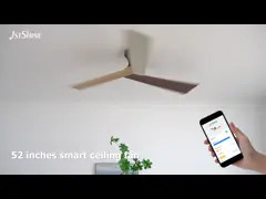 China Multi Color Plastic Ceiling Fan With DC Motor No Light remote control include for sale