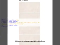 Glazed Ceramic Tile Indoor Porcelain Tile Panels for High Traffic Areas