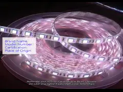 Productos de iluminación multifuncionales, tira de luces LED de 2 m por juego con placa de circuito impreso flexible FPC y chip Epistar5050