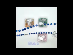 China Custom Rosary Necklace Jewellery Blanks Sublimation Blank Rosary Beads Necklace for sale