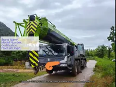 2023 Zoomlion 110T 110 Tons ZTC1100V7-1 Used Heavy Lifting Truck Crane
