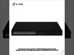L3 Managed 24G + 4x1000M SFP Ethernet Switch