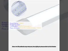 Huuao Arc purification lamp LED dust-proof clean lamp pharmaceutical factory food factory dust-free workshop special clean lighting fixture