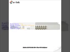 Multiplexor PDH 4E1 + 4GE 1+1 Fibra