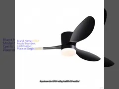 China Wholesale   48 Inch 52 Inch ETL CE Certificated Indoor Living Room Bedroom Remote Control Bldc Ceiling Fan with Light for sale