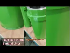 China 60 HRC ZG4545 Mud Pump Liner Steel Integral Forging Mud Pump Spares for sale