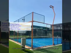 Outdoor Waterproof Padel Tennis Court Canopy Sport Padel Court Roof Cover Padel Tennis Court