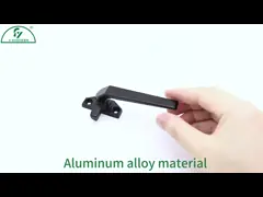 China Aluminium Window Accessories Single Point alloy Alloy Casement Window Handle 7 Shape for sale