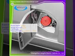 Low Speed Electric Vehicles Multi Colour 2 Seats Club Car Electric Truck For Resort