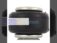 1B8-580 Goodyear Natural Bellows Actuator 1B8×6 Convoluted Air Spring Suspension