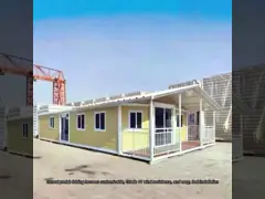 Customizable Steel Prefab Folding House with Grade 11 Wind Resistance
