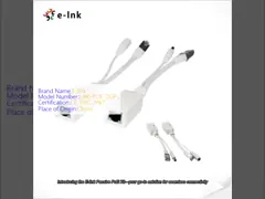 Passive PoE Kit (Passive PoE Splitter + Passive PoE Injector)