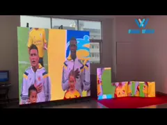 Quarz-Serie P2.97 Innenvermietung LED-Display 500×1000mm Schrank mit Rückwartung