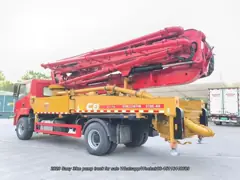 2020 Sany 37m Used Concrete Pump Truck Euro V 2 Axles