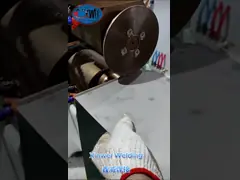 China Stainless Steel Metal Plate Water Tank Horizontal Elbow Rolling Seam Welding Machine for sale