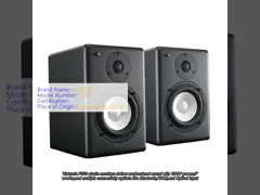 Hot Sale 100W Professional Sound Equipment Active Studio Monitor Audio Stereo Monitor Sound Equipment Speaker