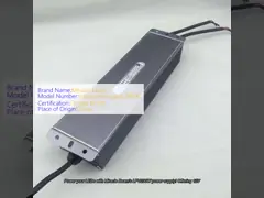 Fuente de alimentación con luz LED LPV200W 200-240vac Voltado de salida 12v 24v 36v 48v 190*49*34mm