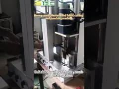 China Honey Comb Pleated Blind Fabric Cutting and Punching Machine for Cellular Blind Manufacturing Honeycomb/cellular/plate Blind for sale
