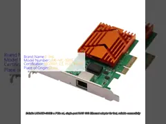 PCIe x4 Single-port RJ45 10G Ethernet Network Adapter