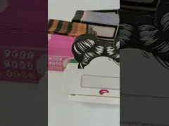 Customize Window Colorful Eyelash Cardboard Boxes For Eyelash Storage Packaging