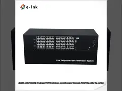 64Ch POTS（FXO/FXS）Telephone over Fiber Mux