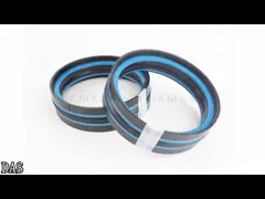 Κίνα Οι ενάντιες στη φθορά σφραγίδες εμβόλων DAS υδραυλικές συνδύασαν, διπλής ενέργειας NBR POM TPE Busak+Shamban υλικό σφραγίδων προς πώληση