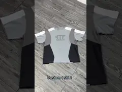 China Custom Short Sleeve Reflective Polo t Shirts Screen Print T-shirts Boxy Fit Tee Sport Casual Tshirt Manufacturers for sale