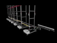 China Die Casting Aluminum Cabinet P3.91 LED Screen Rental 5V Power Voltage for sale