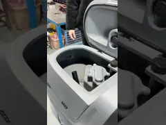 What is the internal structure of our floor scrubber?