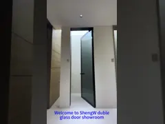 China Mortise Lock Glass Aluminium Hinged Door For Hotel Hinged Patio Doors for sale