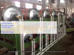 Roller Cooling Type Rubber Sheet Cooling System With Auto Swing Device