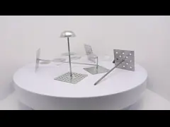 China Perforated Stick Pins For Insulation Aluminum For Foam Board Wall Floor Ceiling Plaster Washer for sale