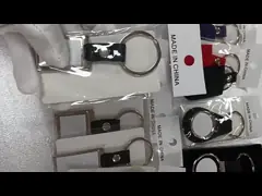 Key Holder Souvenir Gifts Sublimation Double Sided Circle Rotary Keychain