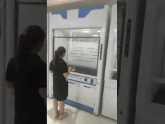 中国 テーブルの上の実験室の排気のフードの酸の抵抗力がある任意エポキシ樹脂Benchtop 販売のため